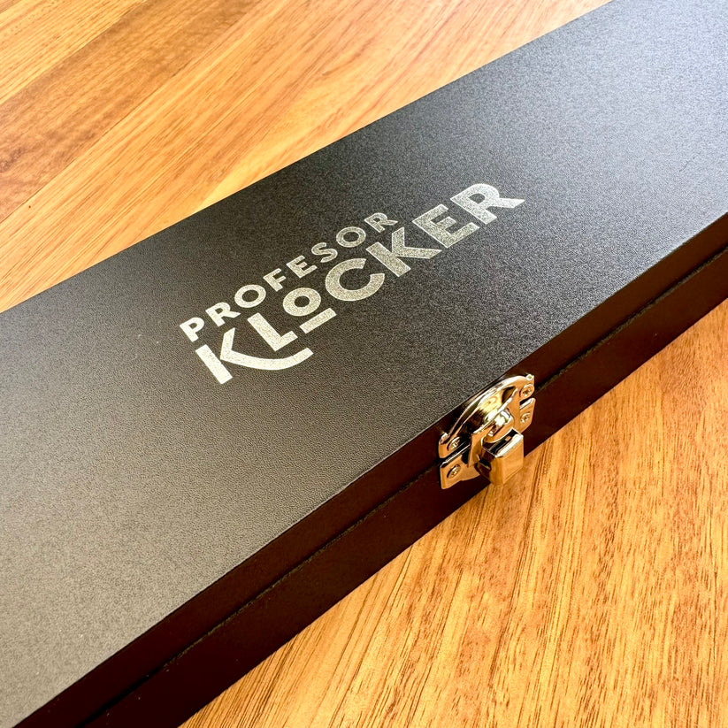 Cuchillo PK 8" Damasco Azúl – Profesor Klocker